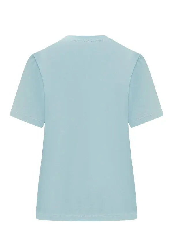 Fiorucci Stampaint Front T-shirt - Light Blue