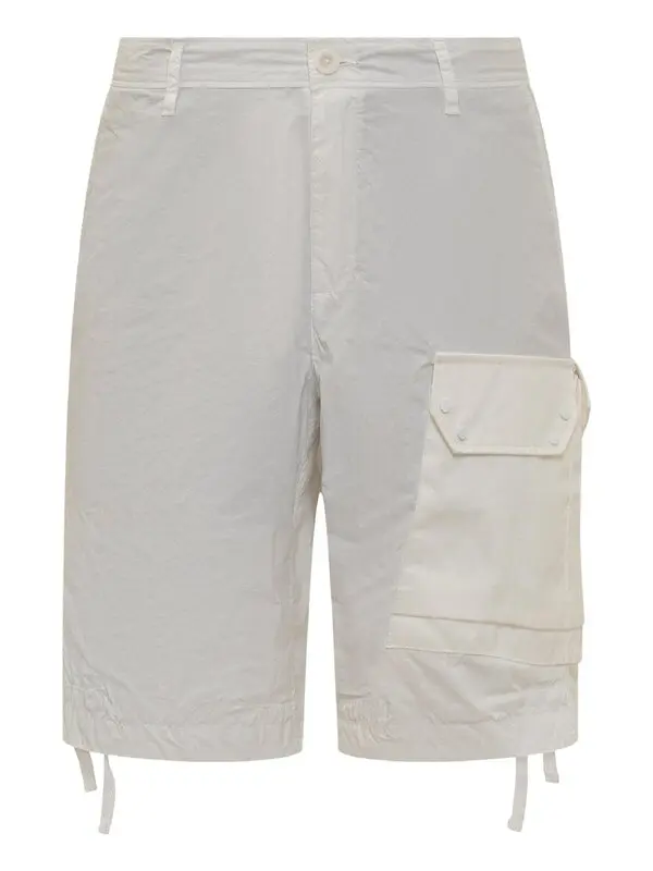 TEN C Lightweight Mini Shorts - Bianco