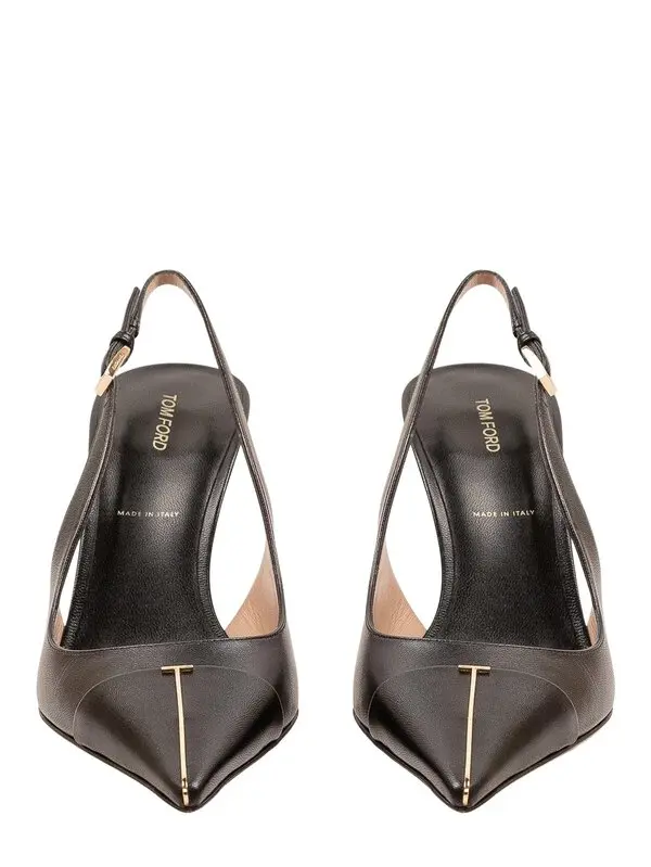 TOM FORD Fashion Slingback Heels - Black