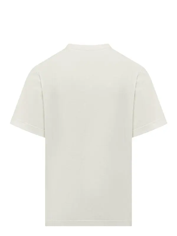 Burberry Ovale Check T-shirt - Chalk