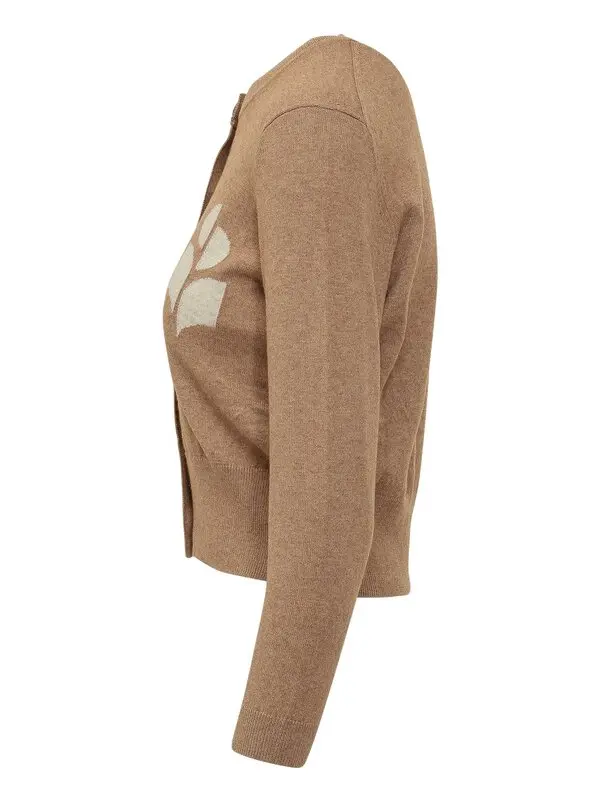 MARANT ETOILE Chic Cardigan Mini Length - Camel