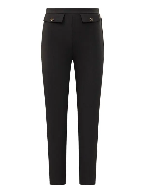 Elisabetta Franchi Chic Skinn Chino Trousers - Nero