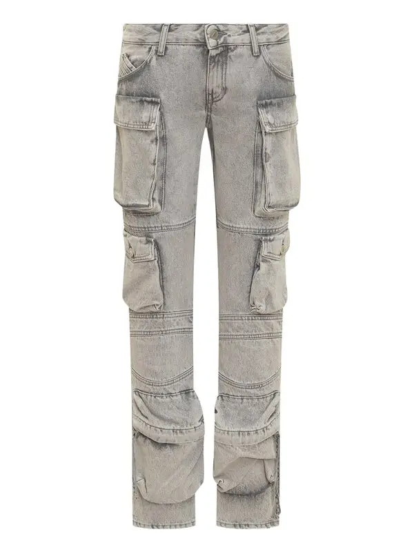 Attico Essentials Trousers - Light Grey