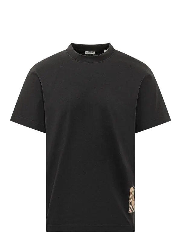 Burberry Seth Cash Logo T-shirt - Black