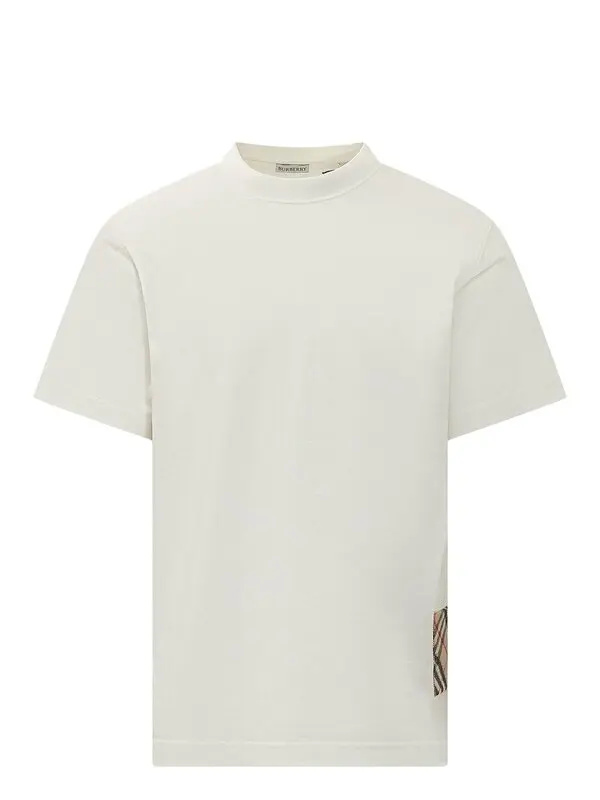 Burberry Seth Cash Logo T-shirt - Chalk