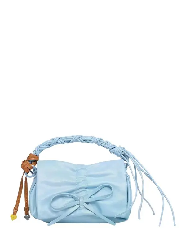 Desigual Bow-detail Braided-handle Handbag - Blue