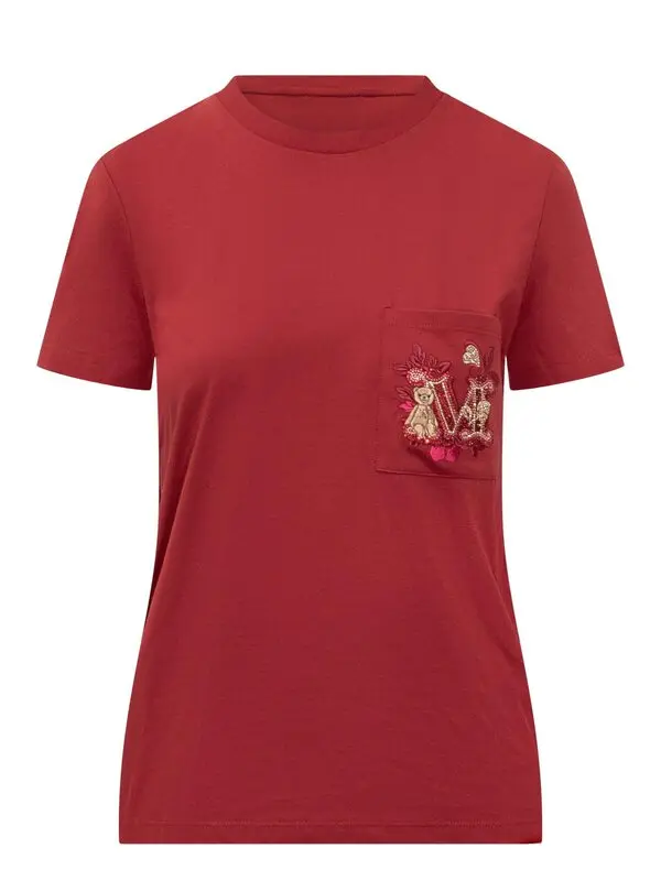 Max Mara Logo T-shirt - Rosso