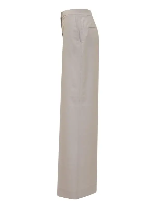 Fabiana Filippi Tailored Virgin Wool Trousers - Dune
