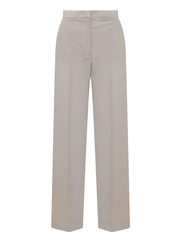 Fabiana Filippi Tailored Virgin Wool Trousers - Dune