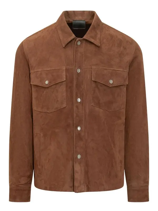GIOCASTA Lined Suede Jacket - 64