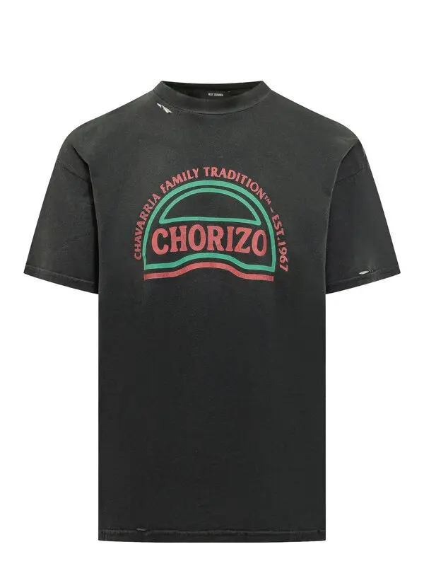WILLY CHAVARRIA Graphic Stamp T-shirt Release - Black