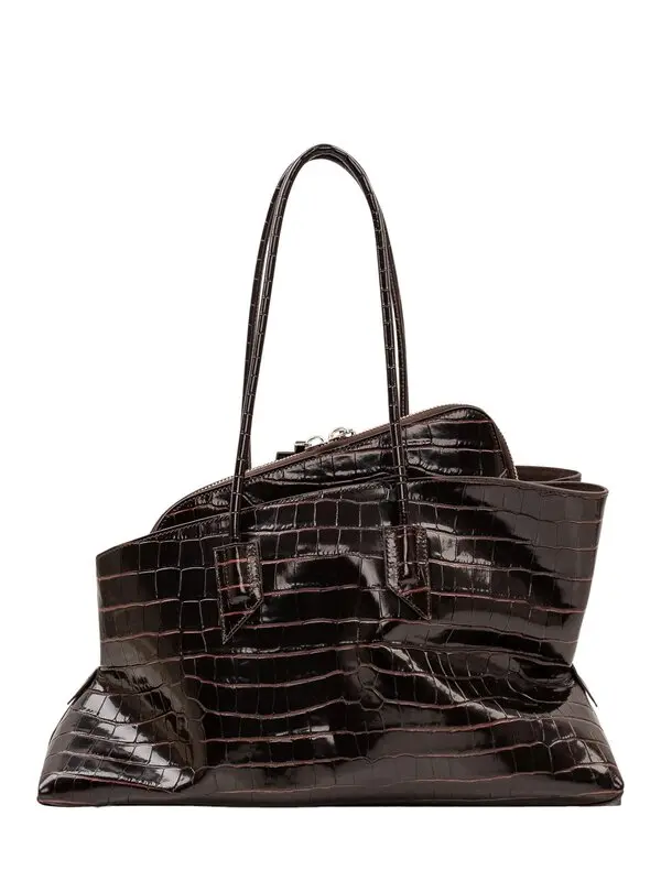 Attico Chic Shoulder Bag - Coffee