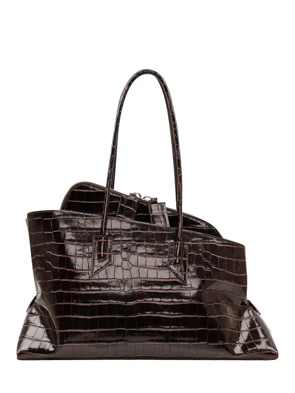 Attico Chic Shoulder Bag - Coffee
