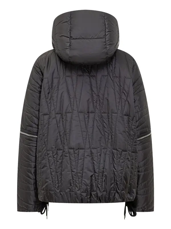 MONCLER GENIUS WILLOW SMITH Mini Down Jacket - Nero