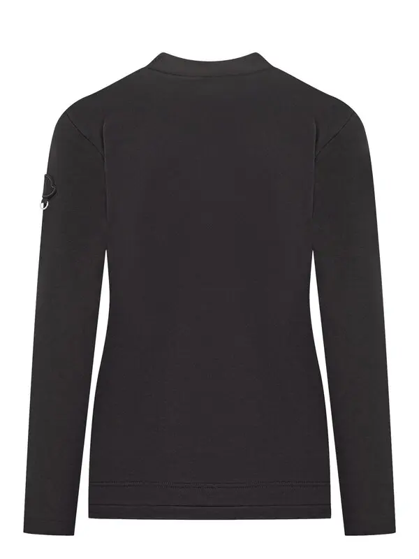 MONCLER GENIUS WILLOW SMITH Long Sleeve T-shirt - Nero