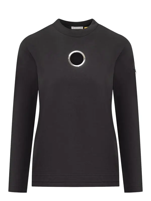 MONCLER GENIUS WILLOW SMITH Long Sleeve T-shirt - Nero