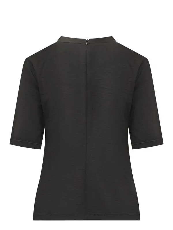 Max Mara Virgin Wool T-shirt - Black