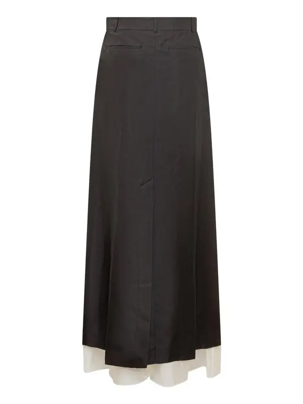 PETER DO Maxi Tailored Skirt - Black