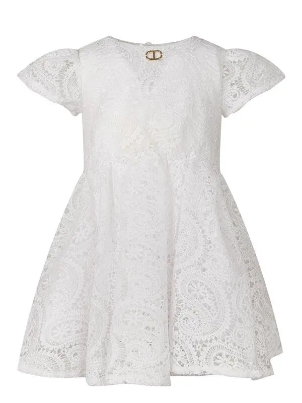 Twin-set Double Layer Dress - Ice