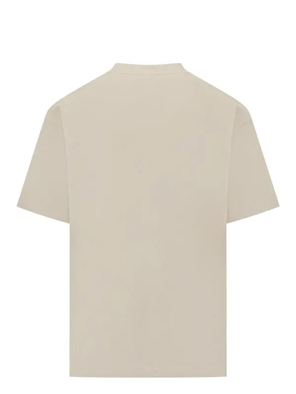 Drole De Monsieur Logo T-shirt For Spring/summer 2025 - Mastic