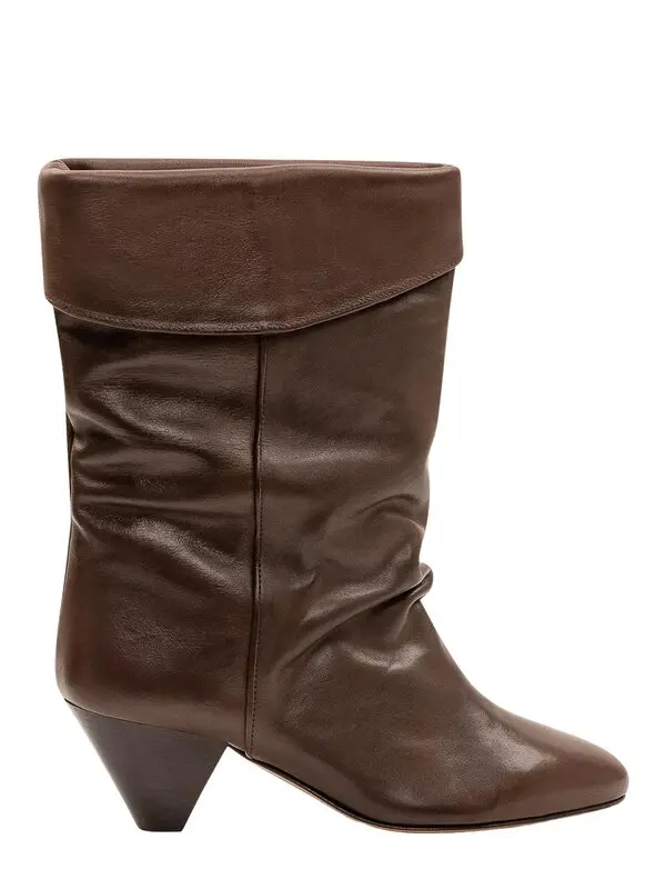 Isabel Marant Étoile Dalby-gz Boots - Dark Bronze
