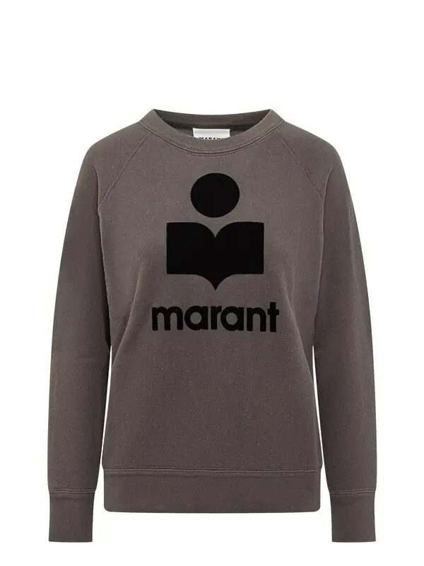 MARANT ETOILE Modern Mini Sweatshirt - Faded Black