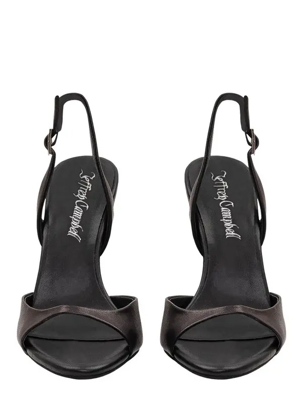 Jeffrey Campbell Ankle Strap Heeled Sandals - Black