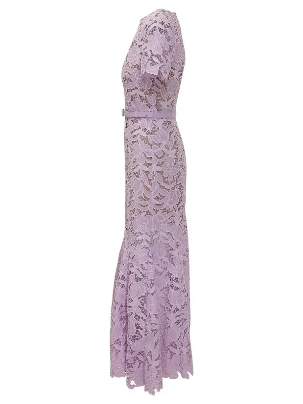 SELF-PORTRAIT Chic Midi Dress - Lilac