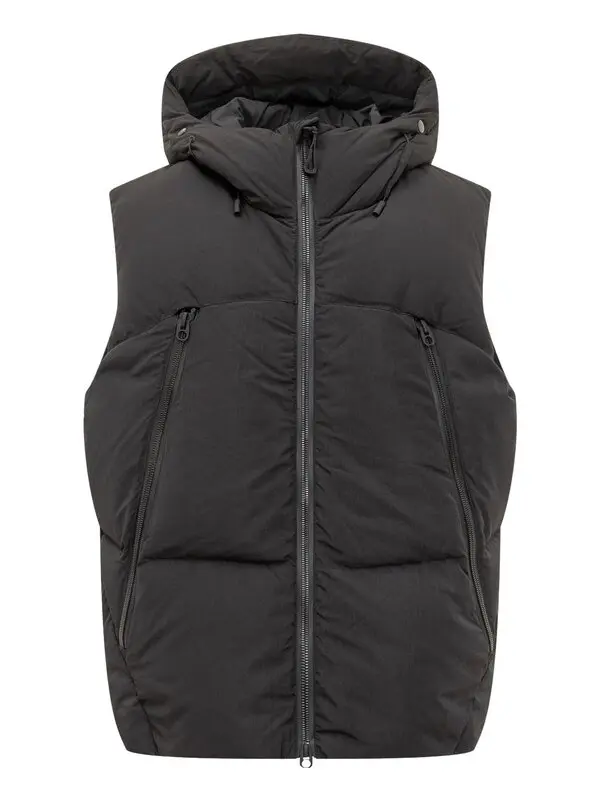 JG1 Padded Gilet With Hood Fall/winter 2025 - Black