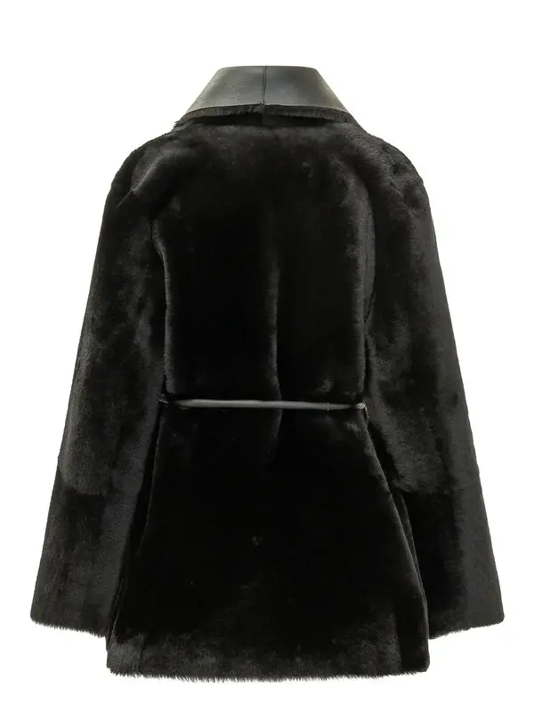 BLANCHA Straight Merino Jacket - Nero