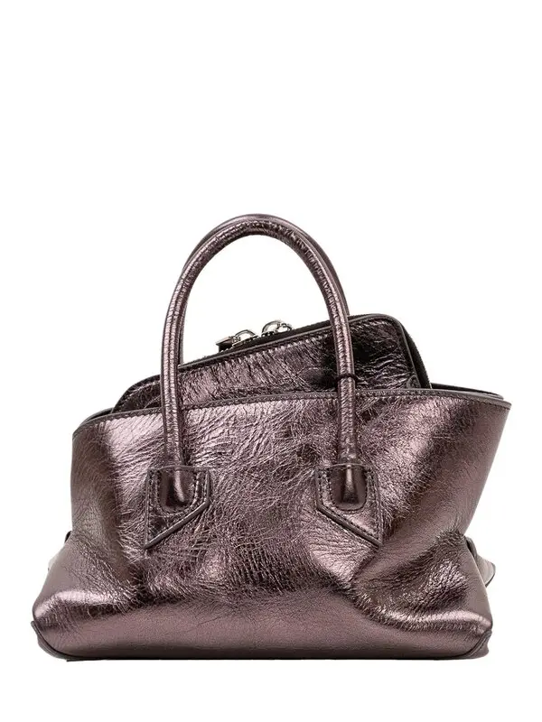 Attico Mini Handbag - Dark Grey