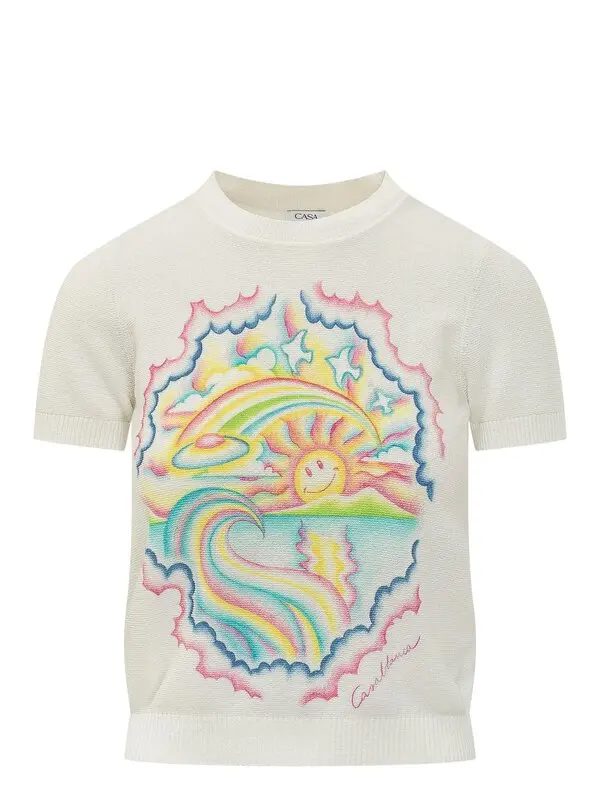 Casablanca Casual T-shirt - Bianco