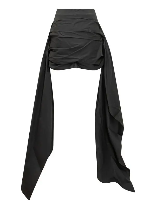 Attico Chic Mini Skirt - Black