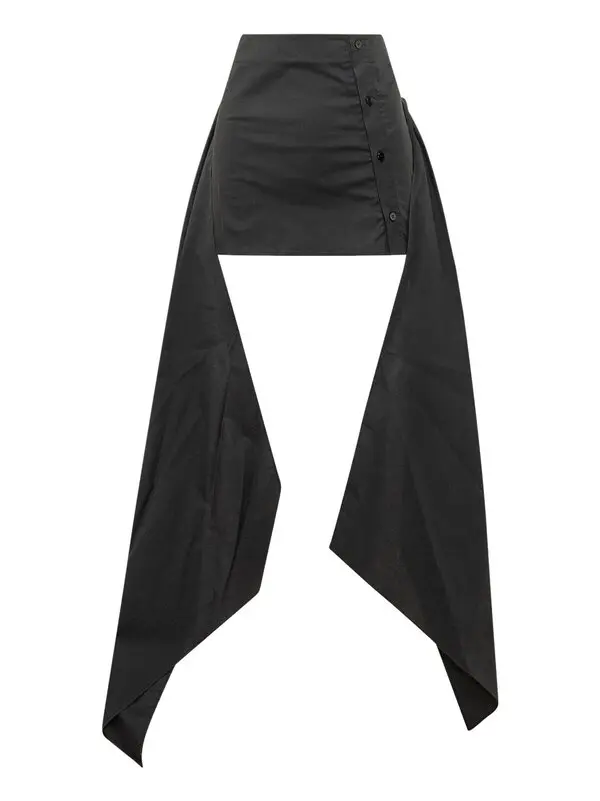 Attico Chic Mini Skirt - Black