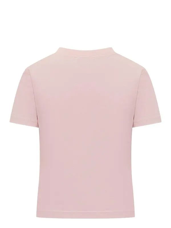Casablanca Smile The Stan End Mini T-shirt - Rosa Chiaro