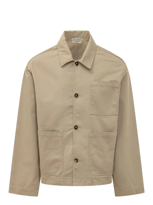 JW Anderson Pocket Overshirt Jacket - Beige
