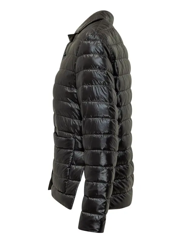 Herno Stylish Down Jacket With Neck Shirt - Nero
