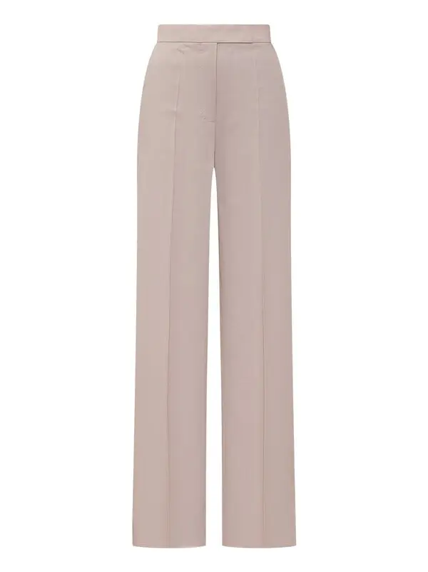 Max Mara High-waisted Tailored Trousers - Rosa