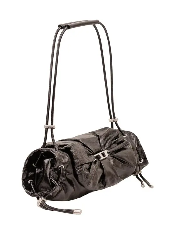 DIESEL® Scrunch-d Shoulder Bag - Nero
