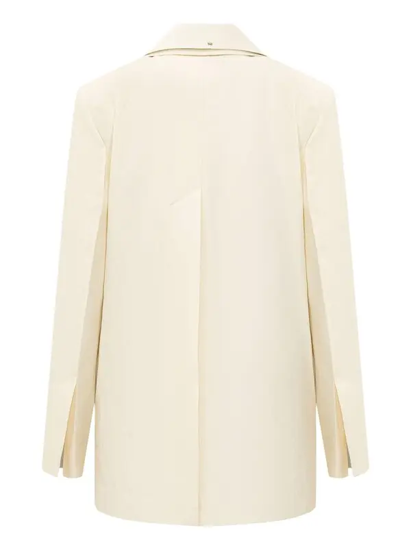Sportmax Tailored Fit Jacket With Reverse Pockets - Burro
