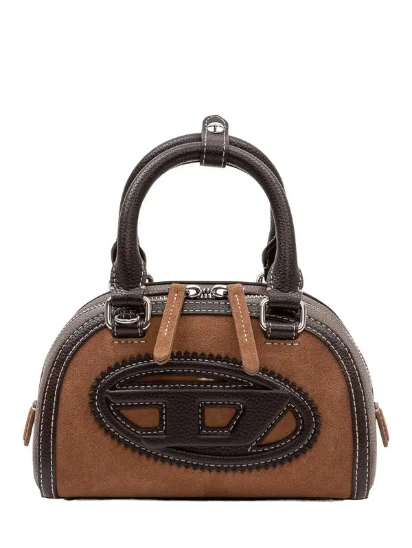 DIESEL® Dome Crossbody Bag - Nero-arancio