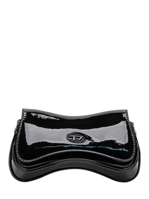DIESEL® Leather Clutch Bag - Nero