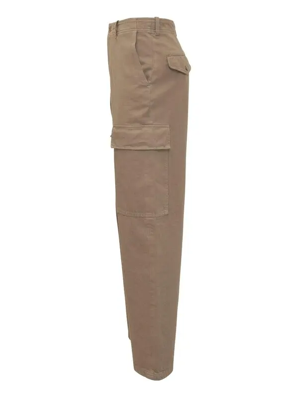 A.p.c. Organic Cotton Cargo Trousers - Beige