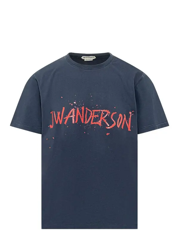 JW Anderson Classic T-shirt Circuther - Navy