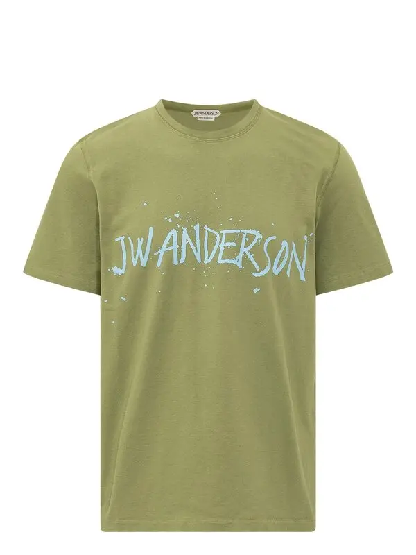JW Anderson Circuit T-shirt - Leaf Green