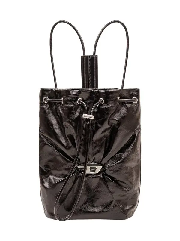 DIESEL® Scrunch-back Mini Backpack - Nero