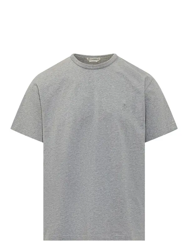 JW Anderson J. W. Anderson Embroidered Broad T-shirt Medium - Mid Grey