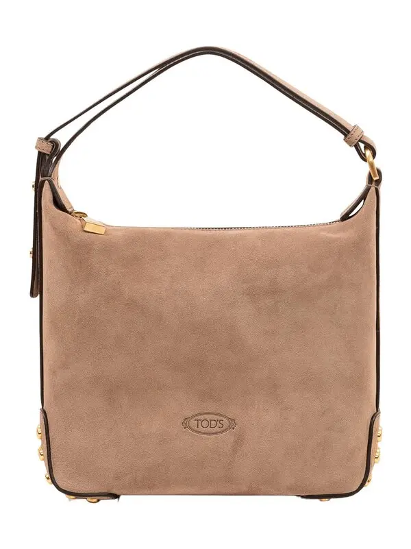 TOD'S Sacca Mini Shoulder Bag - Coca Mocha