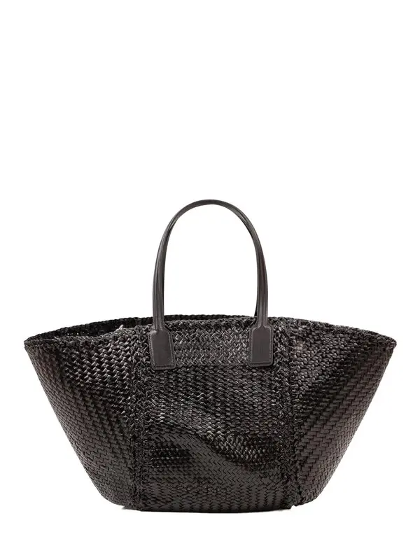 Dragon Diffusion Woven Handbag Mini Teresa - Black