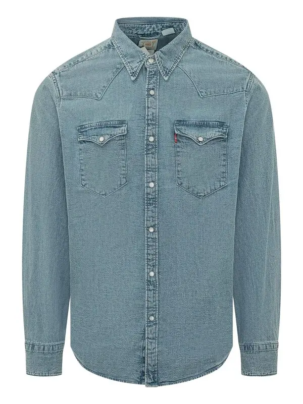 LEVI'S Barstow Western Shirt - Light Indigo